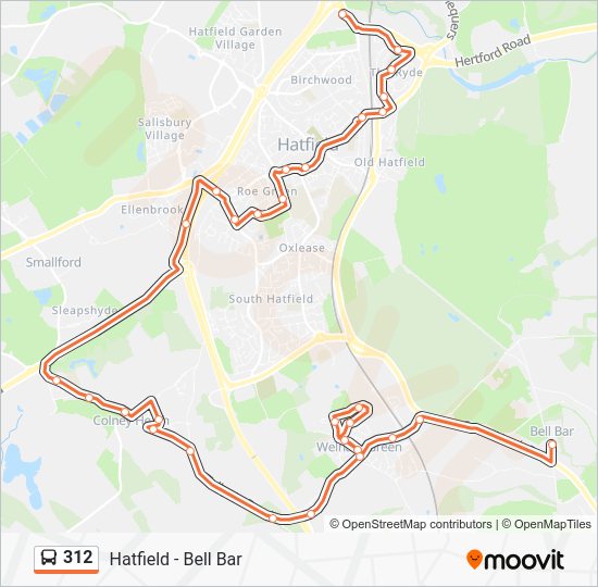312 Route: Schedules, Stops & Maps - Birchwood (Updated)