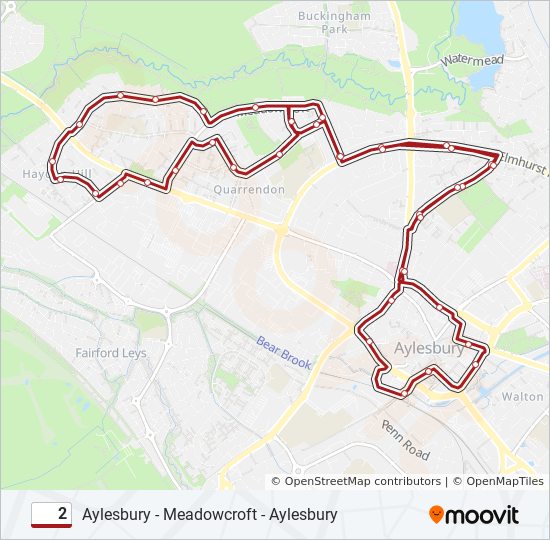 2 Route: Schedules, Stops & Maps - Aylesbury (Updated)