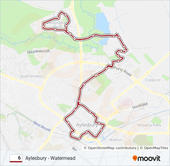 6 Route: Schedules, Stops & Maps - Aylesbury (Updated)