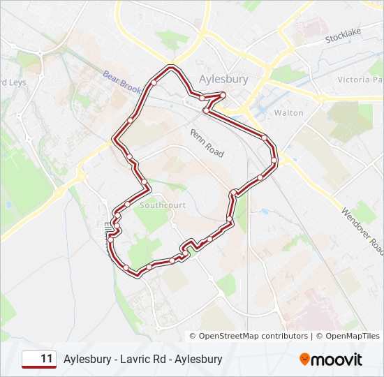 11 Route: Schedules, Stops & Maps - Aylesbury (Updated)