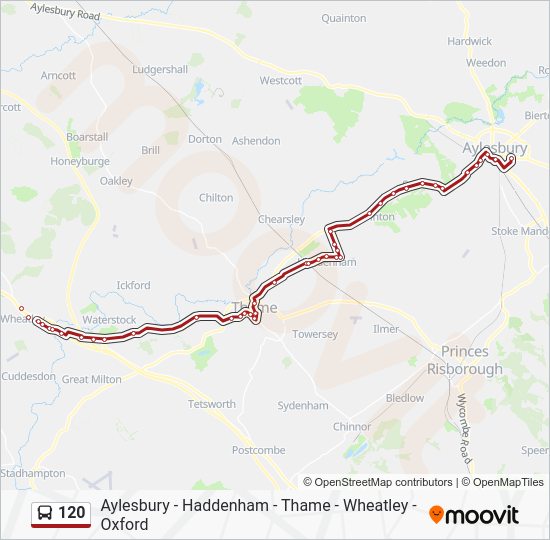 120 Route: Schedules, Stops & Maps - Aylesbury (Updated)