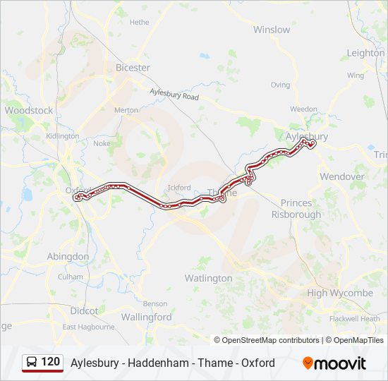 120 Route: Schedules, Stops & Maps - Aylesbury (Updated)