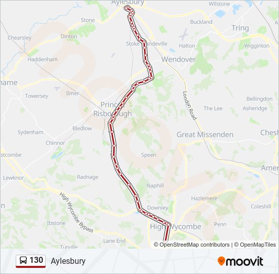 130 Route: Schedules, Stops & Maps - Aylesbury (Updated)