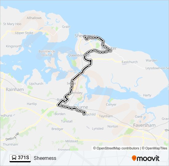 371s Route: Schedules, Stops & Maps - Sheerness (Updated)