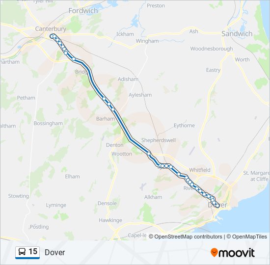 15 Route: Schedules, Stops & Maps - Dover (Updated)