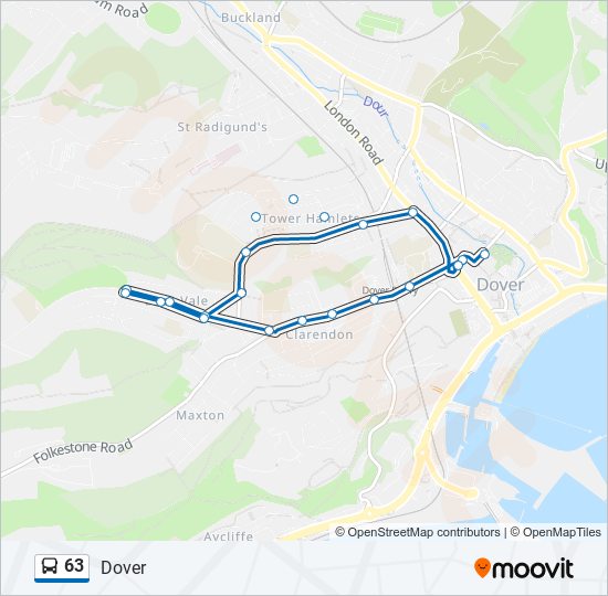 63 Route: Schedules, Stops & Maps - Dover (Updated)