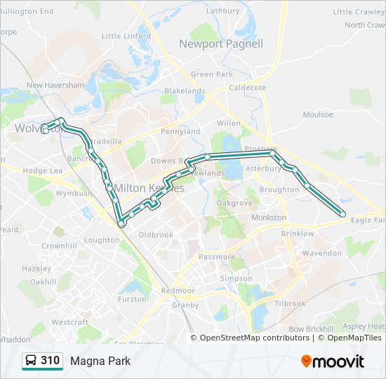 310 Route: Schedules, Stops & Maps - Magna Park