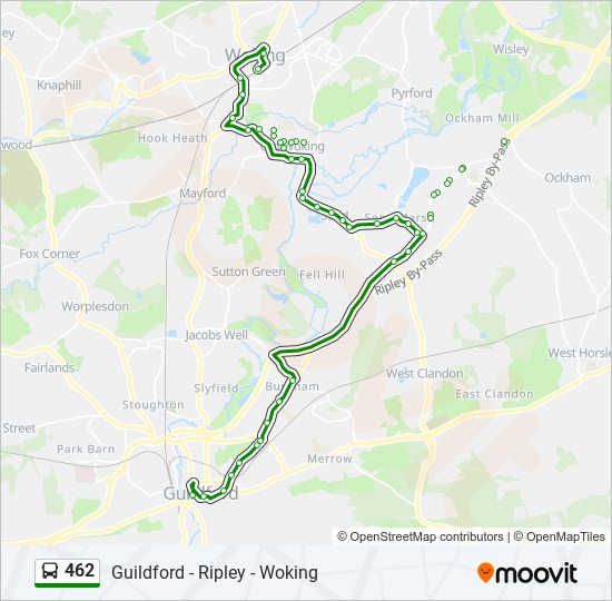 462 Route: Schedules, Stops & Maps - Woking (Updated)