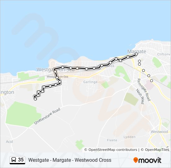 35 Route: Schedules, Stops & Maps - Margate (Updated)