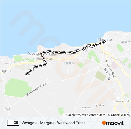 35 Route: Schedules, Stops & Maps - Margate (Updated)