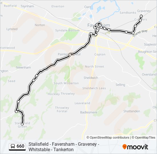 660 Route: Schedules, Stops & Maps - Graveney (Updated)