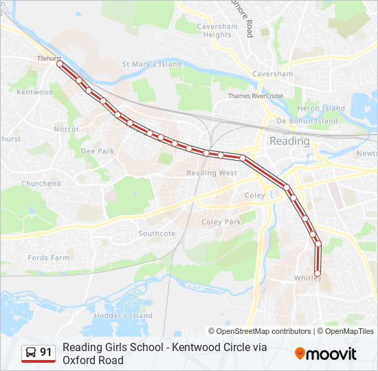 91 Route: Schedules, Stops & Maps - Kentwood (Updated)