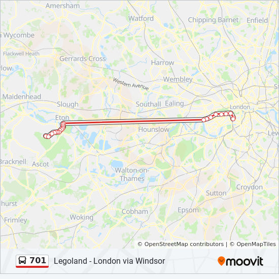 701 Route: Schedules, Stops & Maps - Legoland