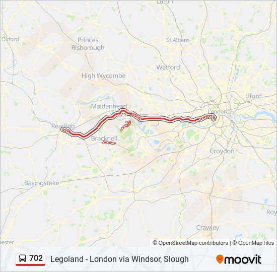 702 Route: Schedules, Stops & Maps - Reading Town Centre (Updated)