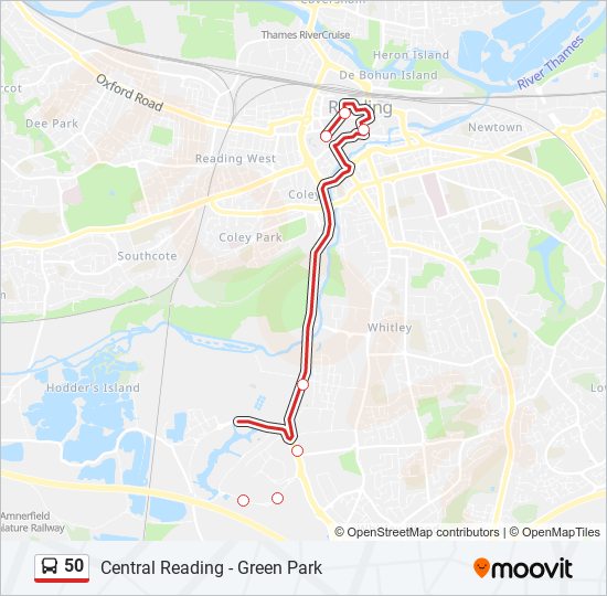 50 Route: Schedules, Stops & Maps - Greenpark (Updated)