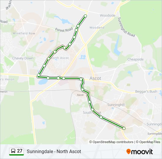 27 Route: Schedules, Stops & Maps - Cranbourne (Updated)