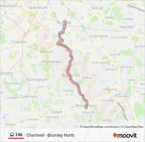 246 Route: Schedules, Stops & Maps - Chartwell (Updated)