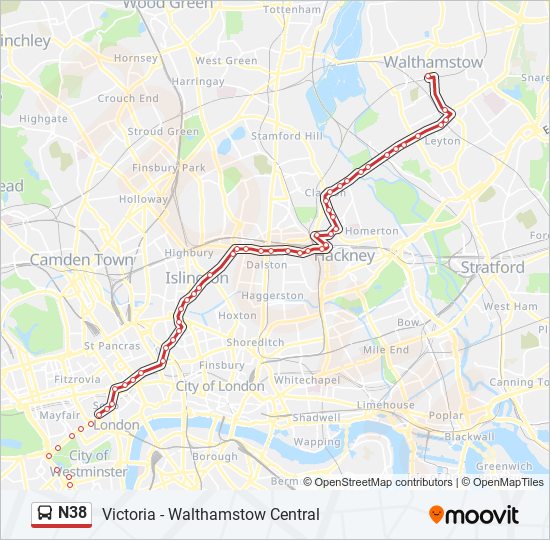 n38 Route: Schedules, Stops & Maps - Victoria (Updated)