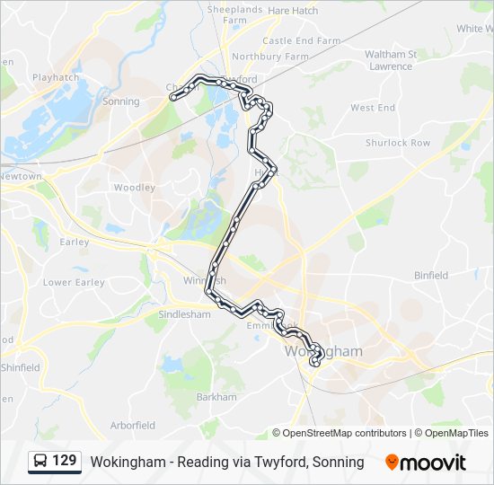 129 Route: Schedules, Stops & Maps - Charvil (Updated)