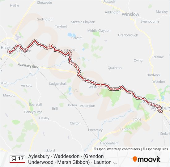 17 Route: Schedules, Stops & Maps - Aylesbury (Updated)
