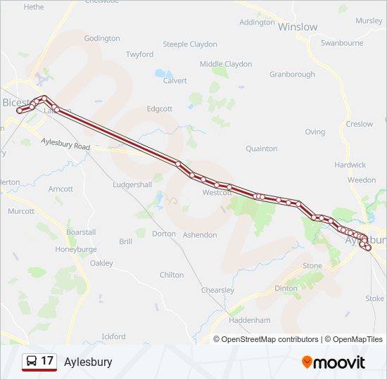 17 Route: Schedules, Stops & Maps - Aylesbury (Updated)