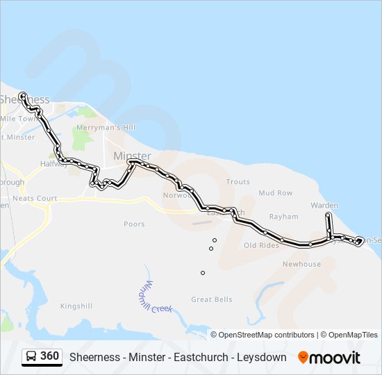 360 Route: Schedules, Stops & Maps - Warden (Updated)