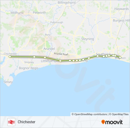 southern Route: Schedules, Stops & Maps - Chichester (Updated)