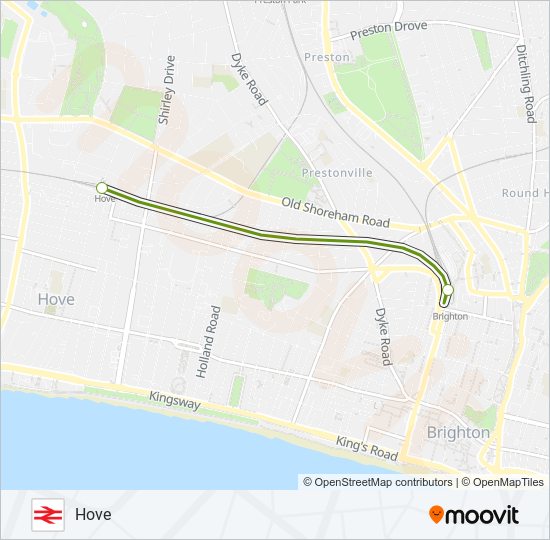 southern Route: Schedules, Stops & Maps - Hove (Updated)