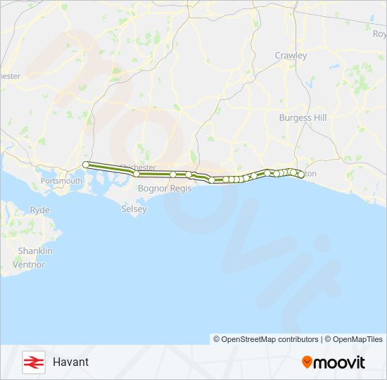 southern Route: Schedules, Stops & Maps - Havant (Updated)