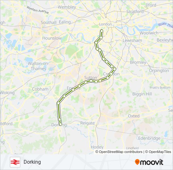 southern Route: Schedules, Stops & Maps - Dorking (Updated)