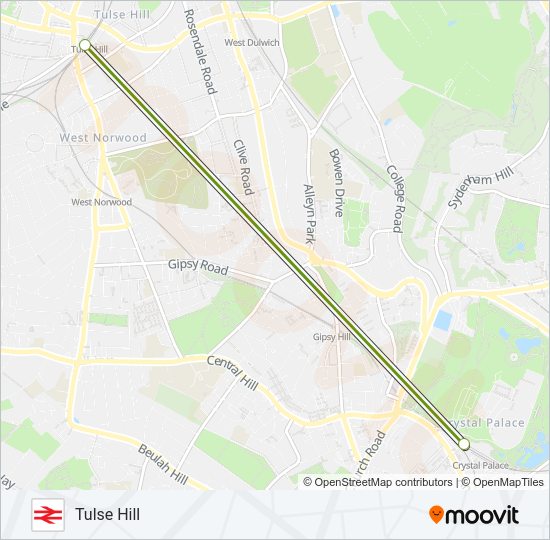 southern Route: Schedules, Stops & Maps - Tulse Hill (Updated)