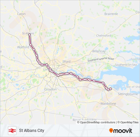 thameslink Route: Schedules, Stops & Maps - St Albans City (Updated)