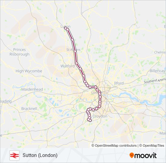 thameslink Route: Schedules, Stops & Maps - Sutton (London) (Updated)