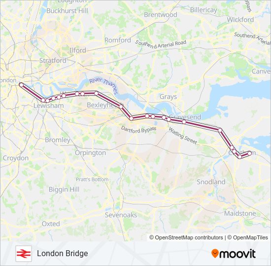 thameslink Route: Schedules, Stops & Maps - London Bridge (Updated)