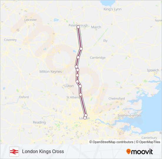 thameslink Route: Schedules, Stops & Maps - London Kings Cross (Updated)