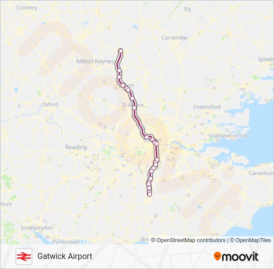 THAMESLINK Route: Schedules, Stops & Maps - Gatwick Airport (Updated)