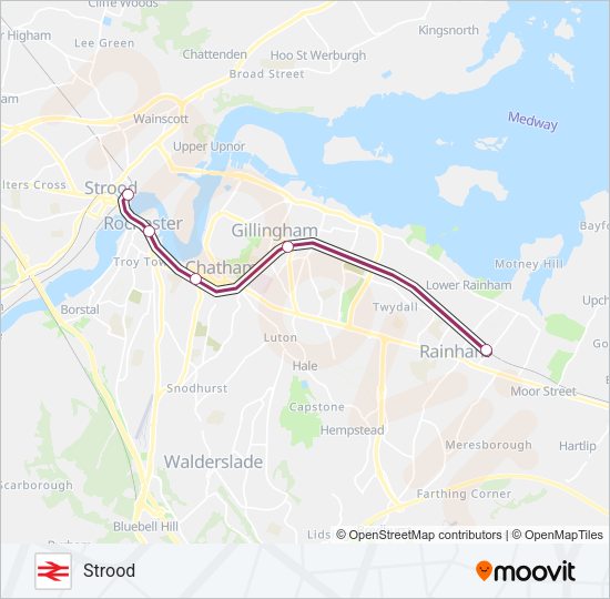 thameslink Route: Schedules, Stops & Maps - Strood (Updated)