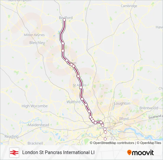 THAMESLINK Route: Schedules, Stops & Maps - London St Pancras ...