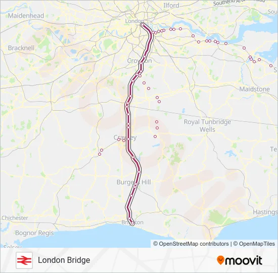 THAMESLINK Route: Schedules, Stops & Maps - London Bridge (Updated)