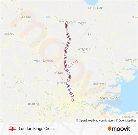 THAMESLINK Route: Schedules, Stops & Maps - London Kings Cross (Updated)