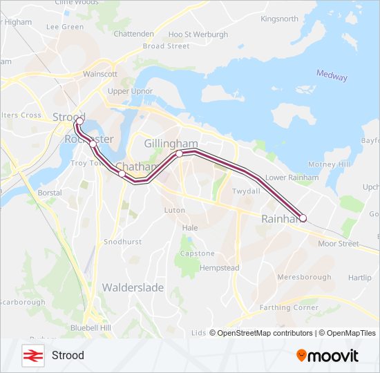 thameslink Route: Schedules, Stops & Maps - Strood (Updated)