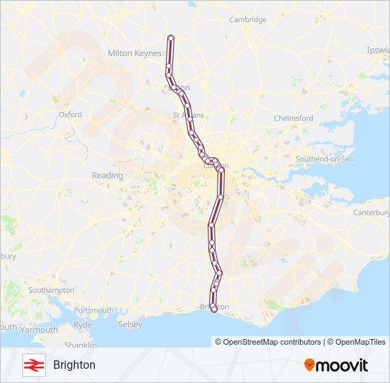 thameslink Route: Schedules, Stops & Maps - Brighton (Updated)
