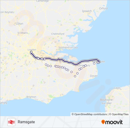 southeastern Route: Schedules, Stops & Maps - Ramsgate (Updated)