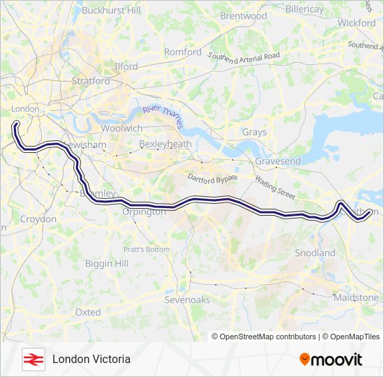 SOUTHEASTERN Route: Schedules, Stops & Maps - London Victoria (Updated)