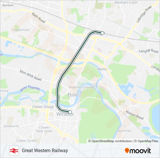great western railway Route: Schedules, Stops & Maps - Slough (Updated)