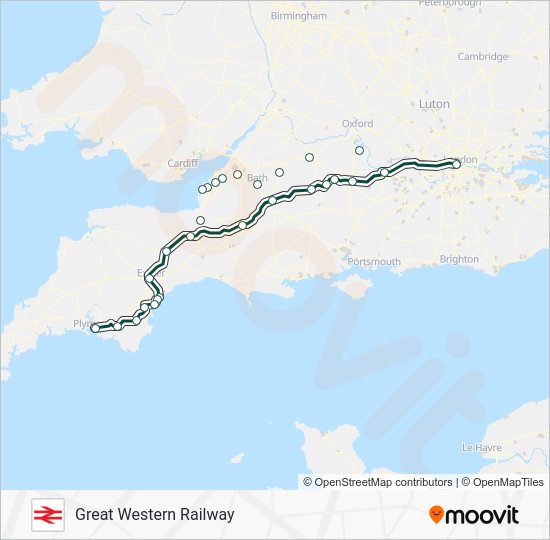 great western railway Route: Schedules, Stops & Maps - Plymouth (Updated)