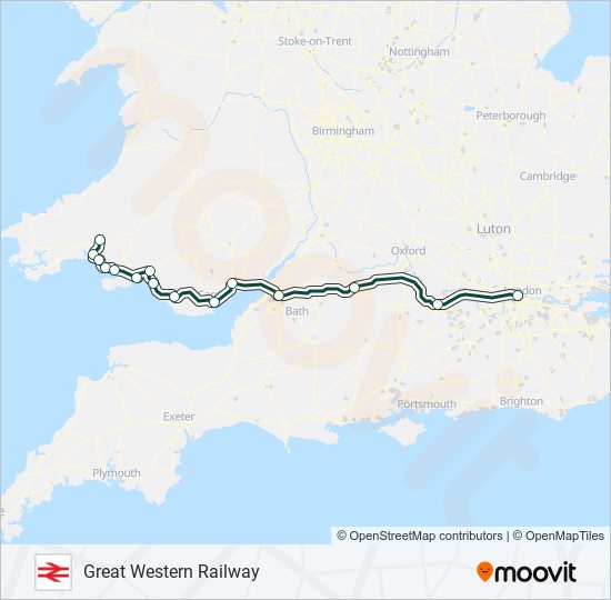 great western railway Route: Schedules, Stops & Maps - Carmarthen (Updated)