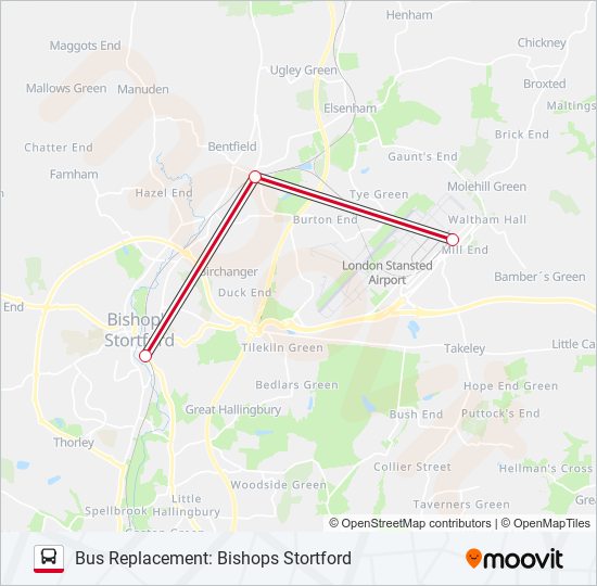 greater anglia Route: Schedules, Stops & Maps - Bus Replacement ...