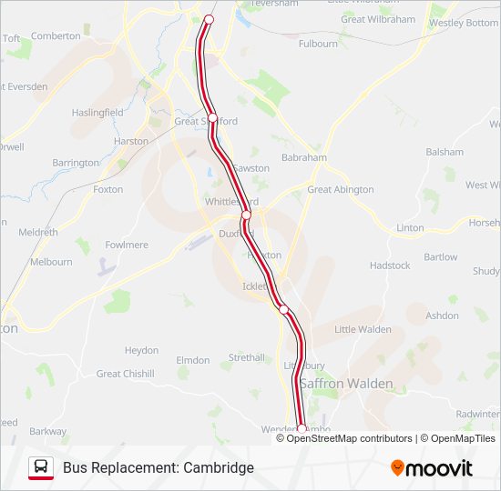 greater anglia Route: Schedules, Stops & Maps - Bus Replacement ...
