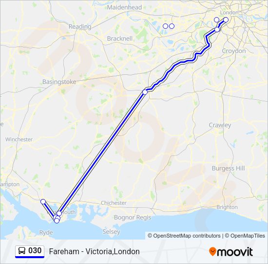 030 Route: Schedules, Stops & Maps - Victoria (Updated)